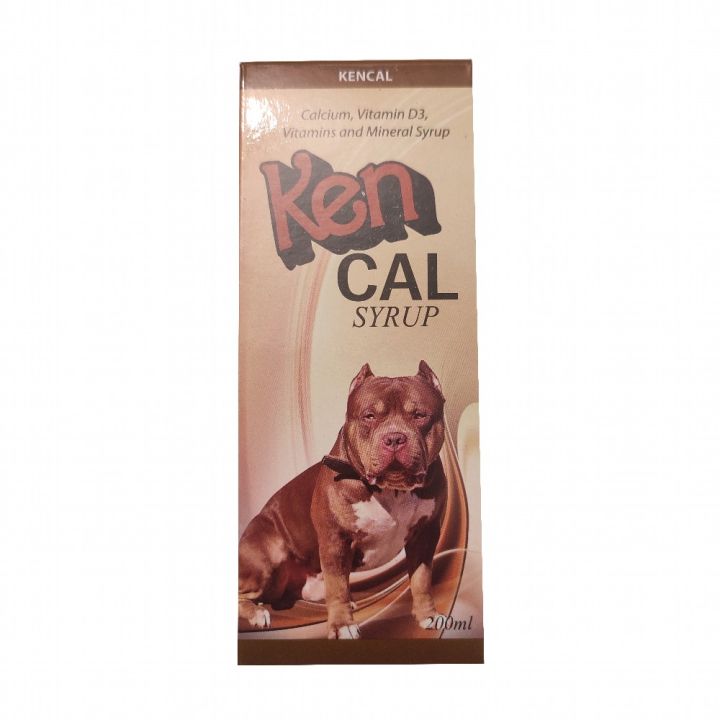 Ken Cal Syrup Calcium , Vitamin D3 Vitamins and mineral syrup 200 ml ...