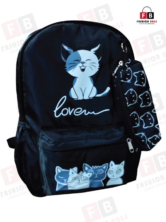 Girls KItty Backpack Class Bag | Daraz.lk