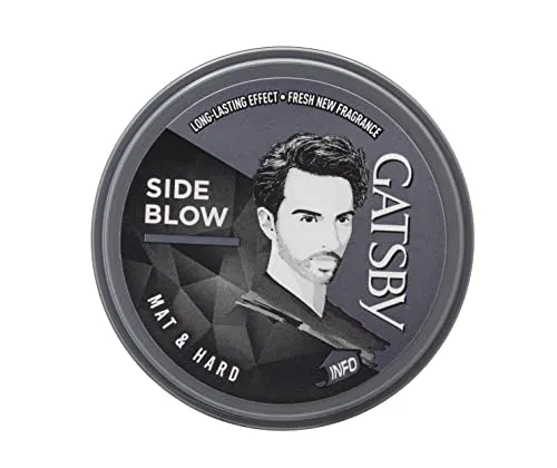Gatsby Hair Styling Wax - Mat & Hard, For Side Blow Style, Mat Finish ...