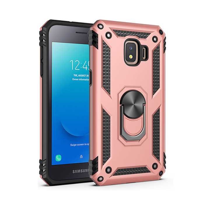 Lereach For Samsung Galaxy J2 Core / J260 Back Cover TPU+PC Hard Ring ...
