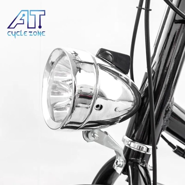 3 LED Bullet Vintage Bicycle Light Front MTB Cycling Flashing ...