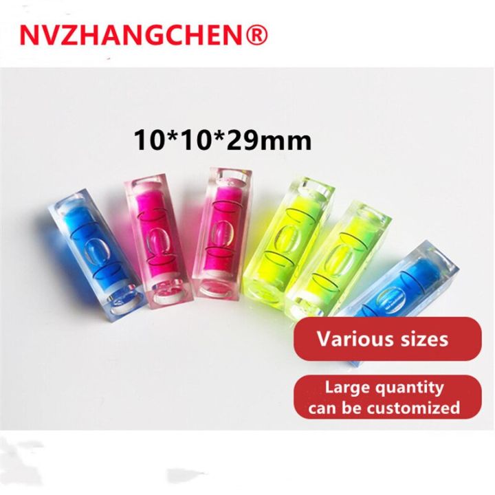 10*10*29mm Square Bubble Spirit Level Horizontal Hanging High Precision ...