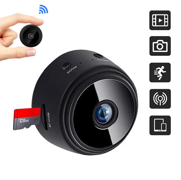 Wireless Wifi Mini Camera With Motion Activated And Night Vision | Daraz.lk