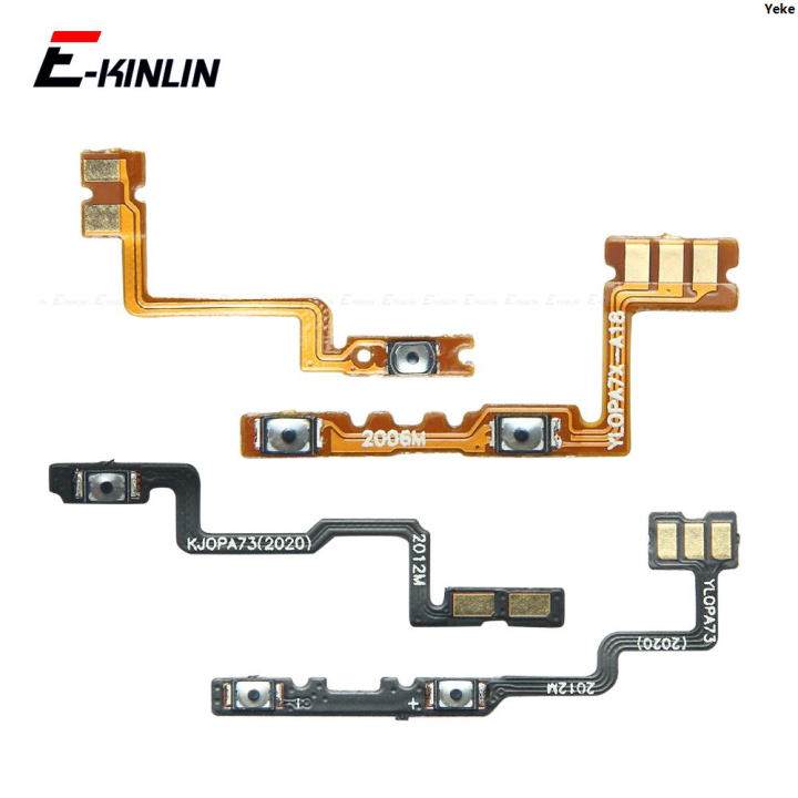 YekeNew style Switch Power ON OFF Key Mute Silent Volume Button Ribbon ...