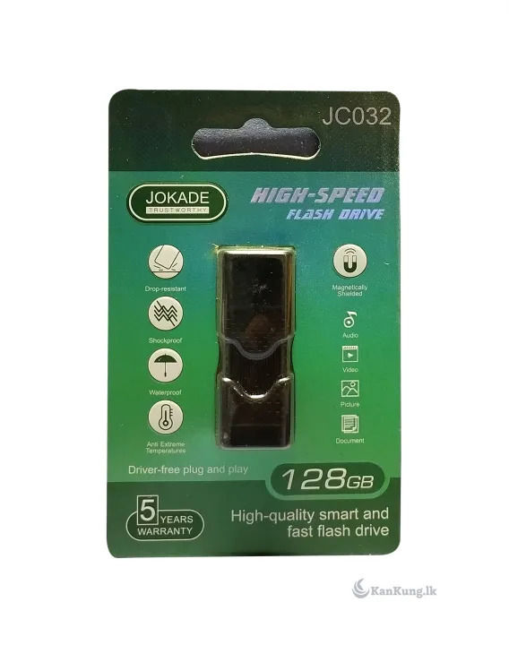 Pendrive 128GB | JOKADE High-Speed Flash Drive for Fast Data Transfer # ...