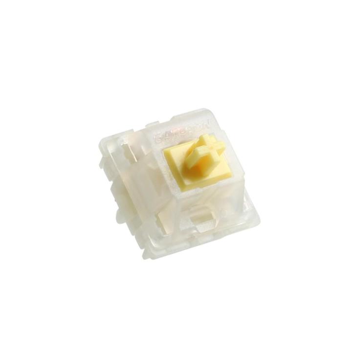 Gateron Switch Milky Top Milky Bottom Yellow Black Switches for ...