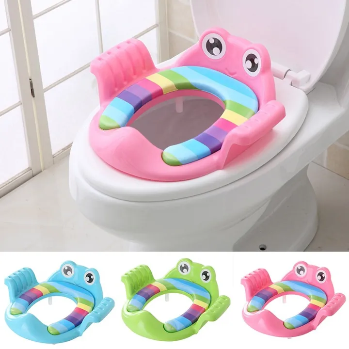 Blue - Kids Toilet seat Cover for Western Toilet, Potty Training Seat ...