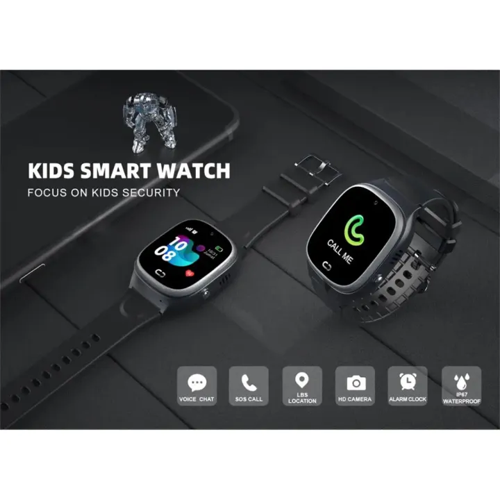 New Children's Smart Watch 2G Sim Card SOS LBS Phone Watch For Kids ...