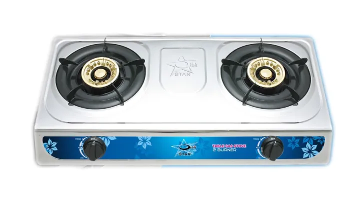 Orbit Star Stainless Steel 2 Burner Gas Cooker | Daraz.lk