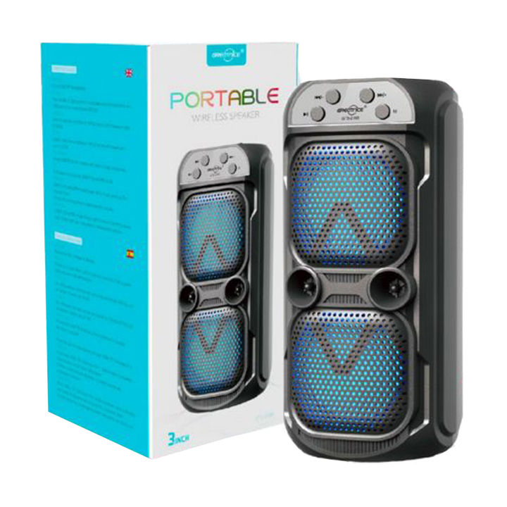Dual GTS TWS Portable Wireless Bluetooth Speaker RGB with FM Radio | SD ...