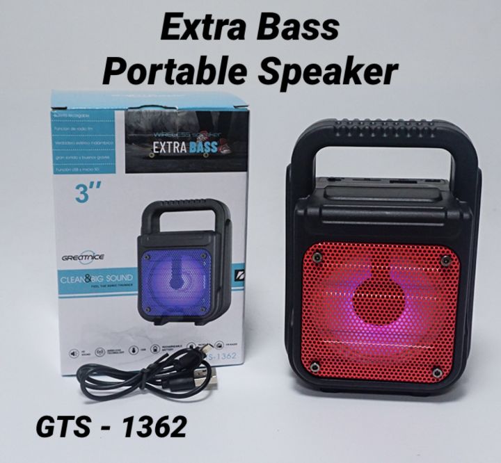 Extra Bass Portable Speaker GTS 1362 | Daraz.lk