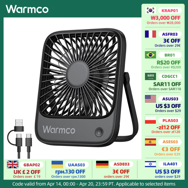 Home Fan 80° Rotary Cooling Fan 3B-C Desktop Portable USB Desktop Fan ...