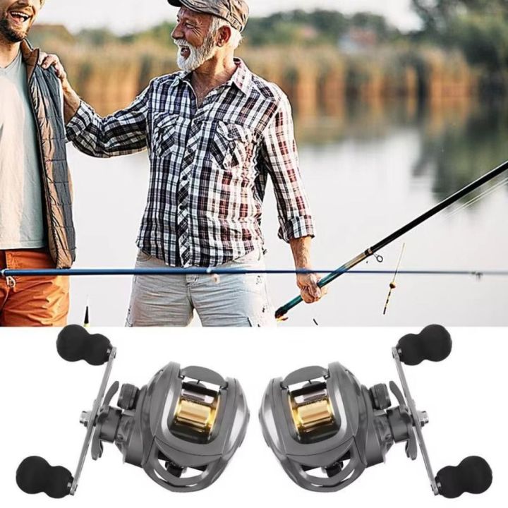Hollow Shell Double Rocker Arm Fishing Metal Spool No Gap Comfortable ...