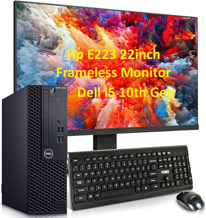 Dell Optiplex 5080 Core i5 10th Gen 16GB Ram 512GB SSD Full Set Desktop ...