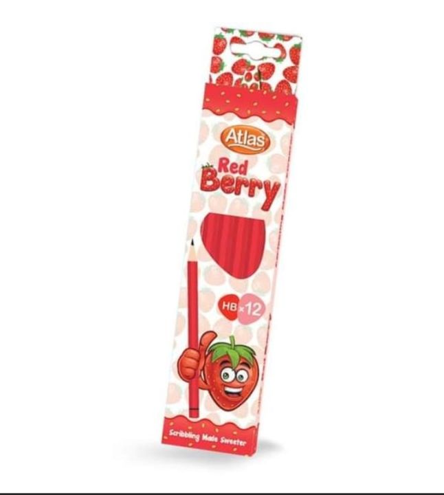 Atlas Pencil Berry Red set- 05 pcs | Daraz.lk