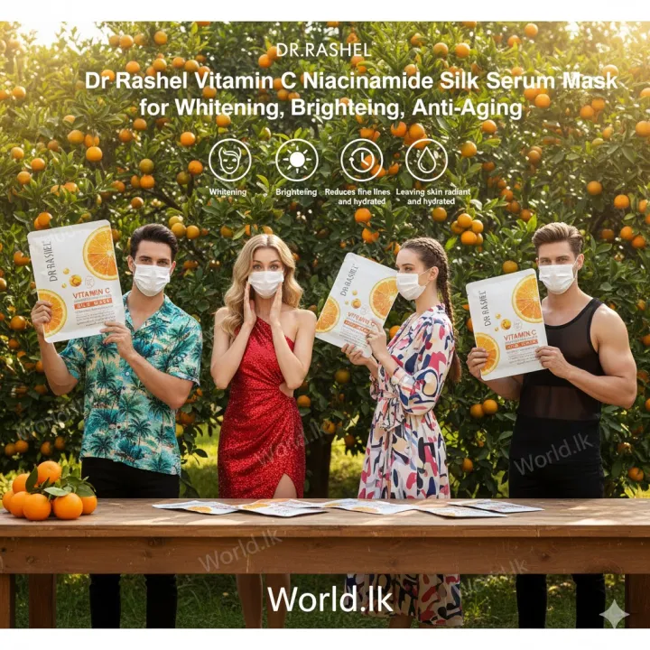 Dr Rashel Vitamin C Niacinamide Silk Serum Mask for Whit+ening ...