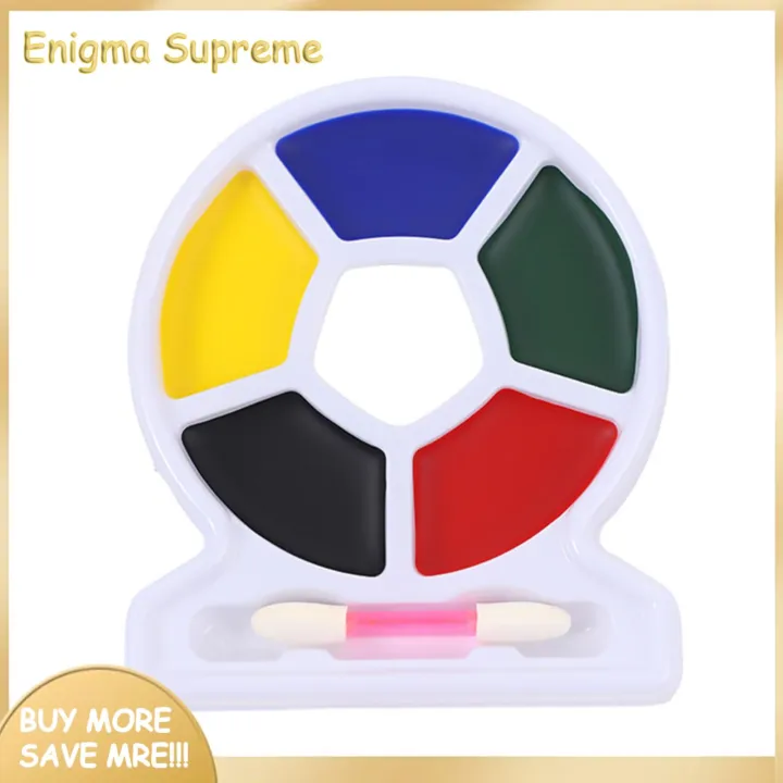 Enigma- Body Painting Colors Palette 6 Color Football Shape Face Paint ...
