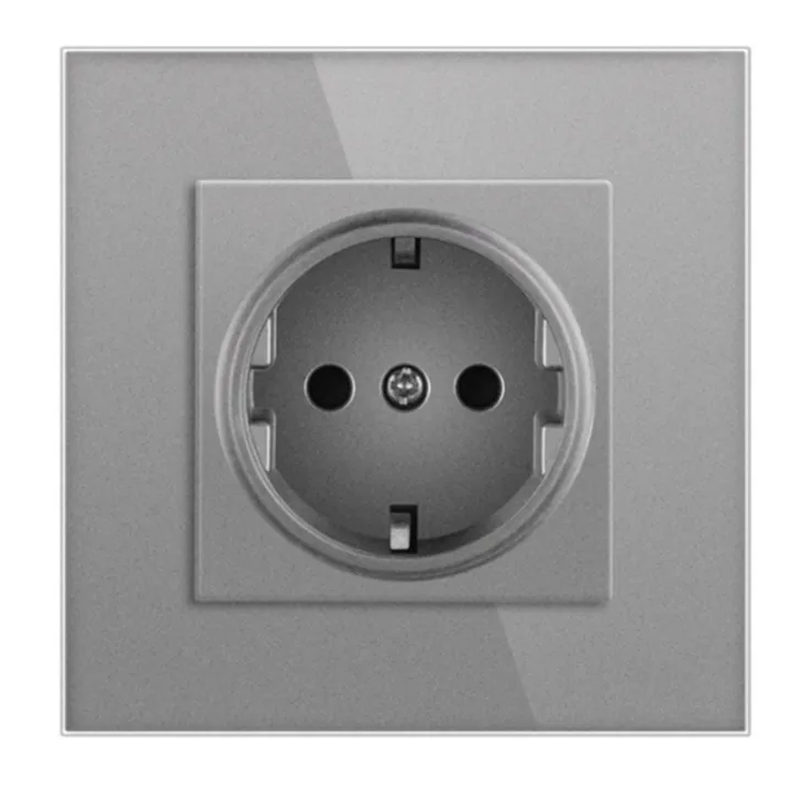 Wall Light Switch 1/2Gang 1Way Mechanical Button Switch Electrical ...