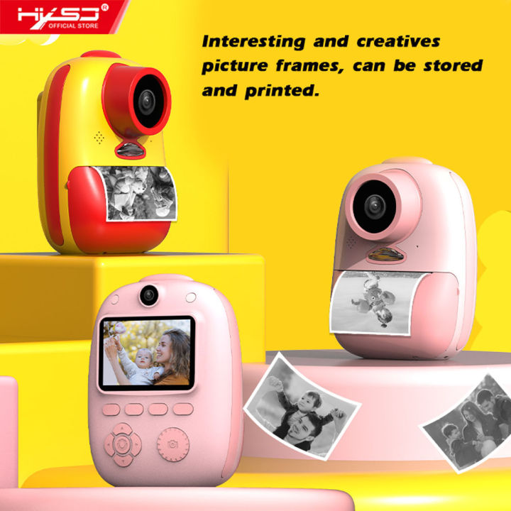 HXSJ Camera Printer Thermal Printer Camera Kids Toys Outdoor ...