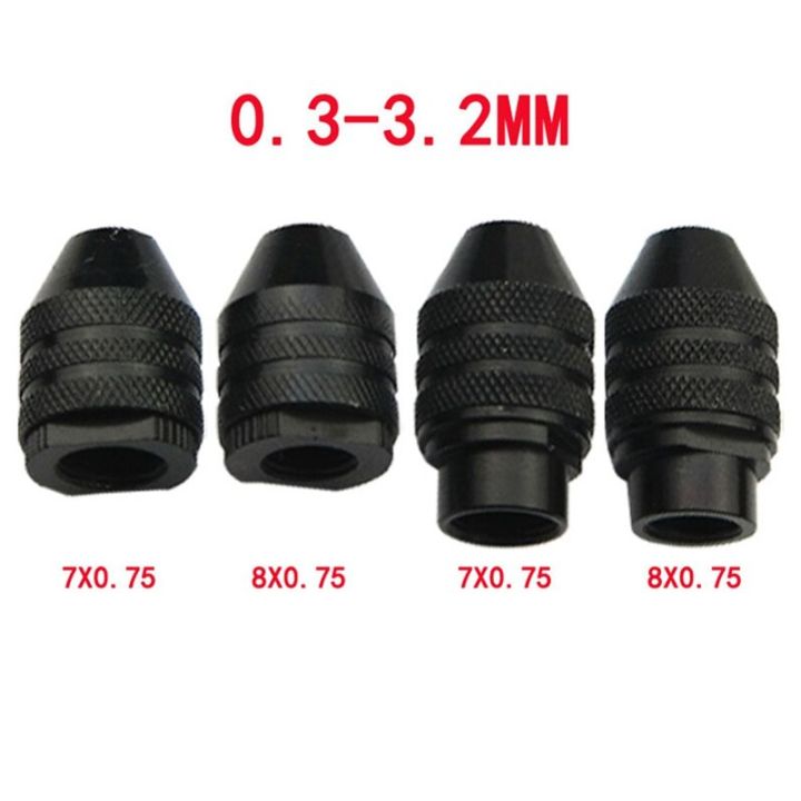 4 Types Multi Chuck Keyless For Dremel Rotary Tools Keyless Drill Bit ...