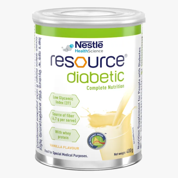 RESOURCE DIABETIC-VANILLA 400G Nutrition Suppliment for Adults, Daily ...