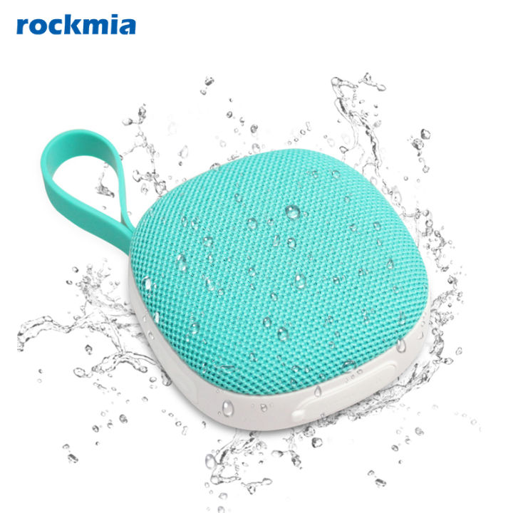 Fabric Mesh Speaker Mini Portable Rockmia EBS-303 5W Bluetooth 5.0 Magnet Function Subwoofer ...