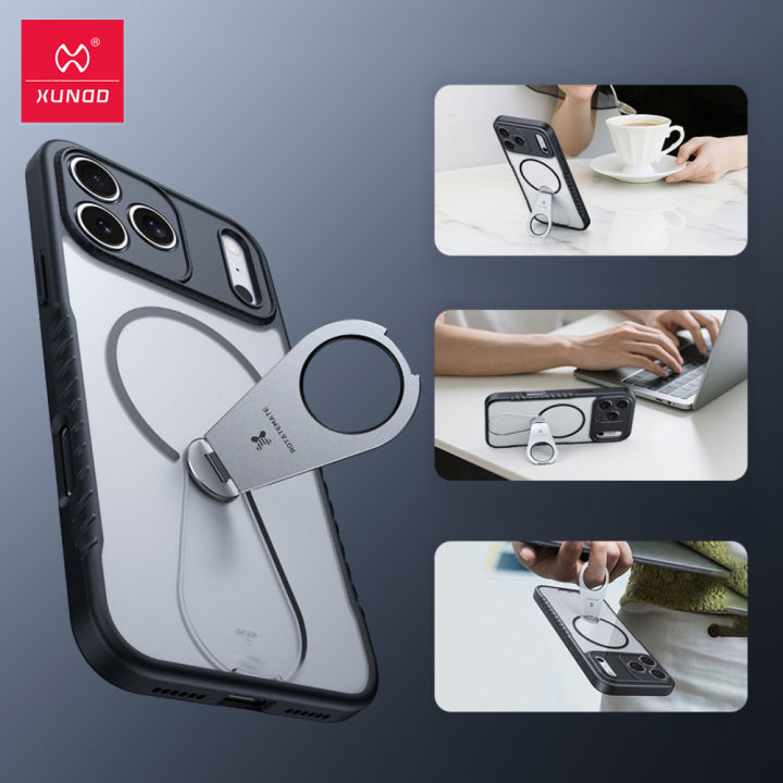 Xundd for iPhone 17 Pro Max 17 Pro 17 Air Magnetic Case with Kickstand ...
