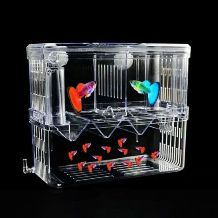 Fish Hatchery Multi Size Aquarium Breeder Box Acrylic Durable Fish ...
