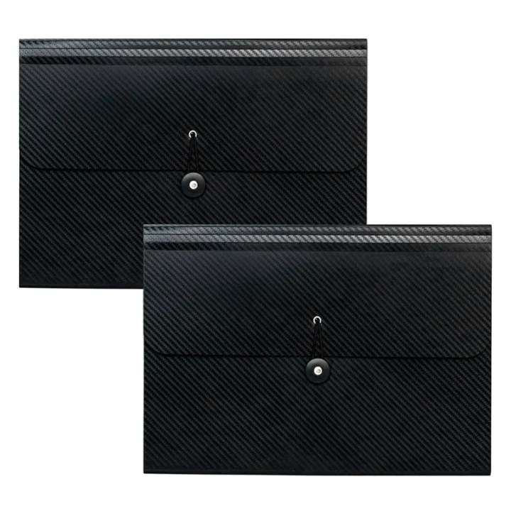 13 Pocket Expanding Folder Accordion Folder with Elastic Buckle Closure ...