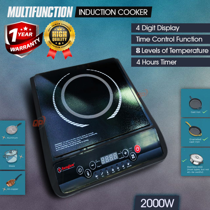 2000W Multifunction Induction Cooker Single Burner Induction Cooker ...