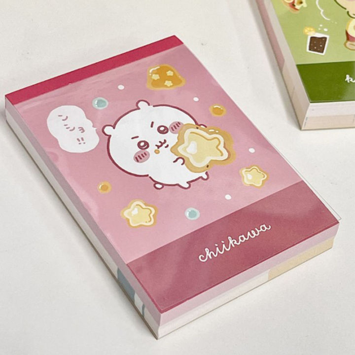 Kawaii Cute Chikawa Hachiware Usagi Cartoon Colored Page Notepad Girl ...
