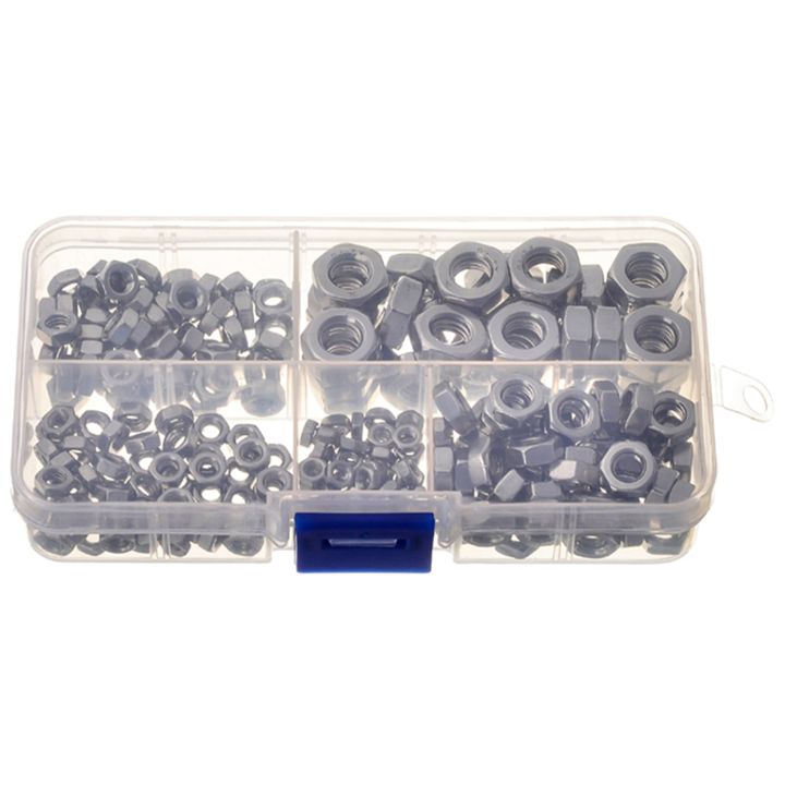 FORIDE 230PCS M3, , M5, M6, M8 Stainless Steel Screw Nut Box Set Metric ...