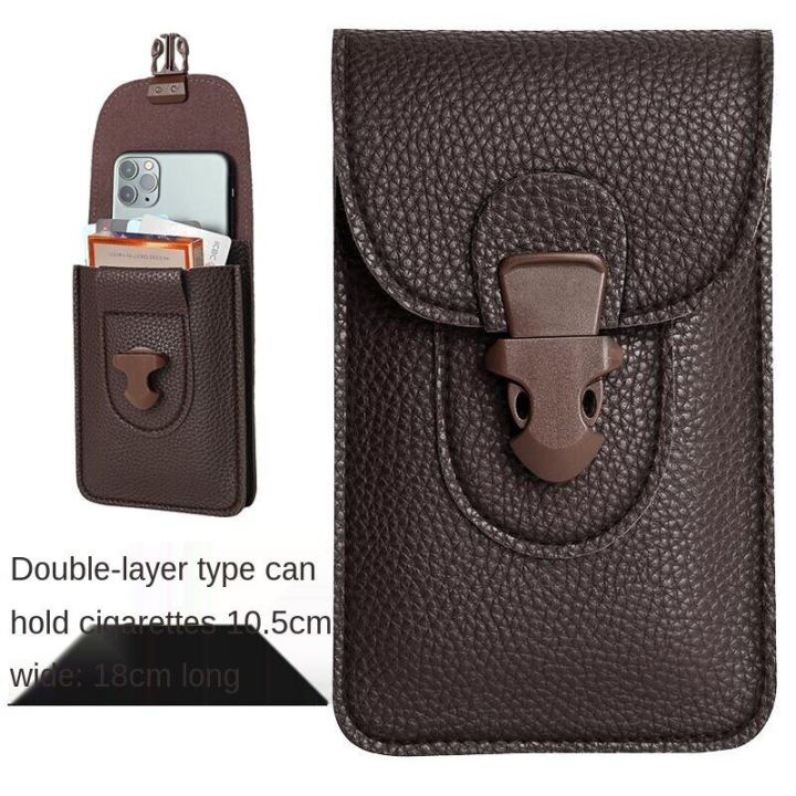 【ZIME】 Men's Belt Bag Belt Pack Pack Mobile Phone Bag Multi-Functional ...