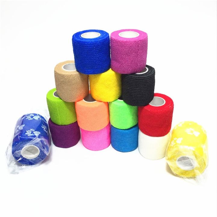 Self-adhesive Cshesive Bandage First Aid Kit Sports Body Gauze Vet Tape ...