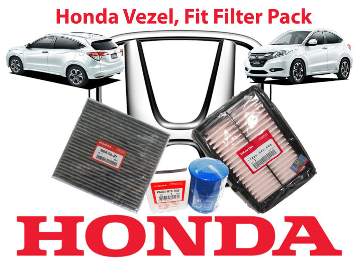 Honda Vezel FIT Filter Pack Air Filter 17220-5R0-008 A898 Cabin Filter ...