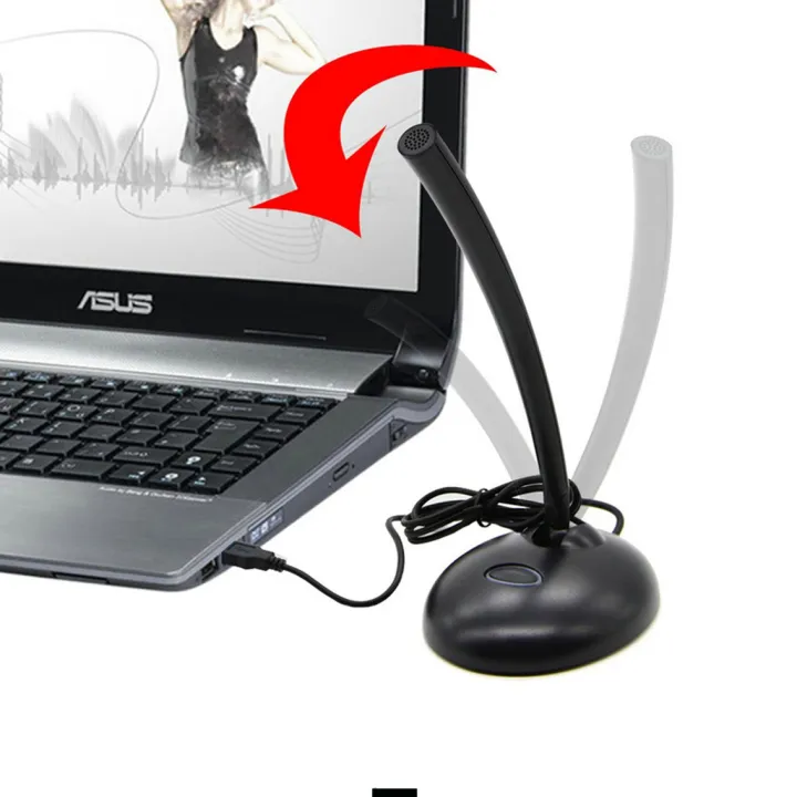 USB Microphone Desktop Laptop Mic Computer Recording Mic Chatting Voice ...