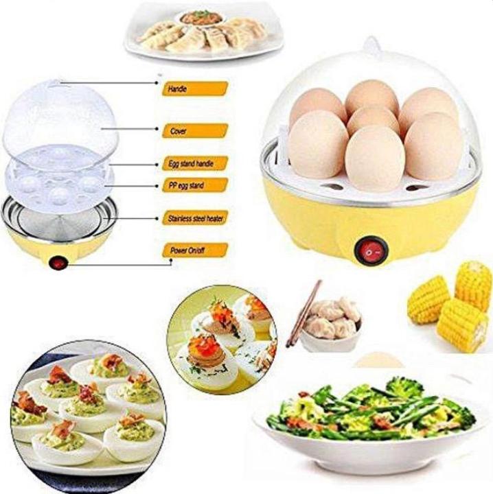 Electric Auto-Off Generic Multifunctional Egg Poacher 7 Eggs Cooer ...