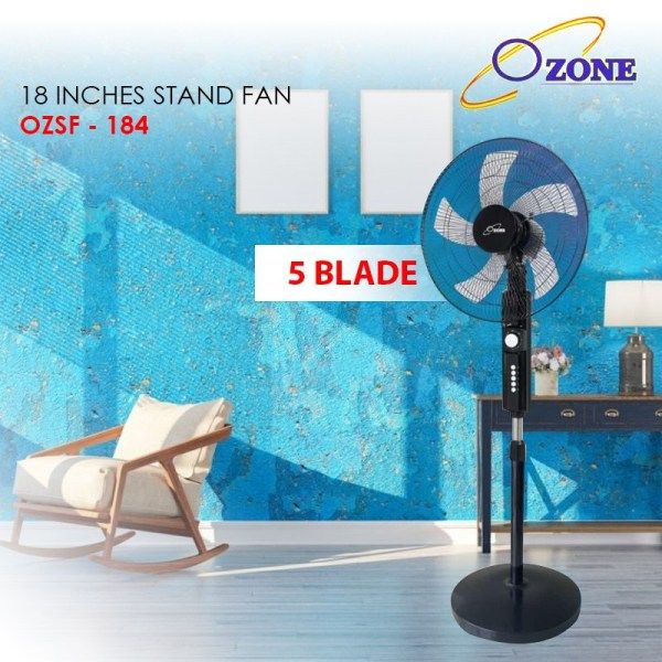 Ozone 5 Blade Stand Fan 16"(null) | Daraz.lk