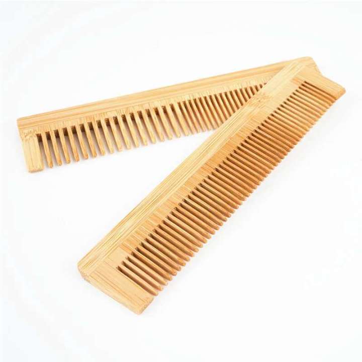 NEW Anti-Static Long Bamboo Wooden Foreign Trade Hotels Disposable Comb ...