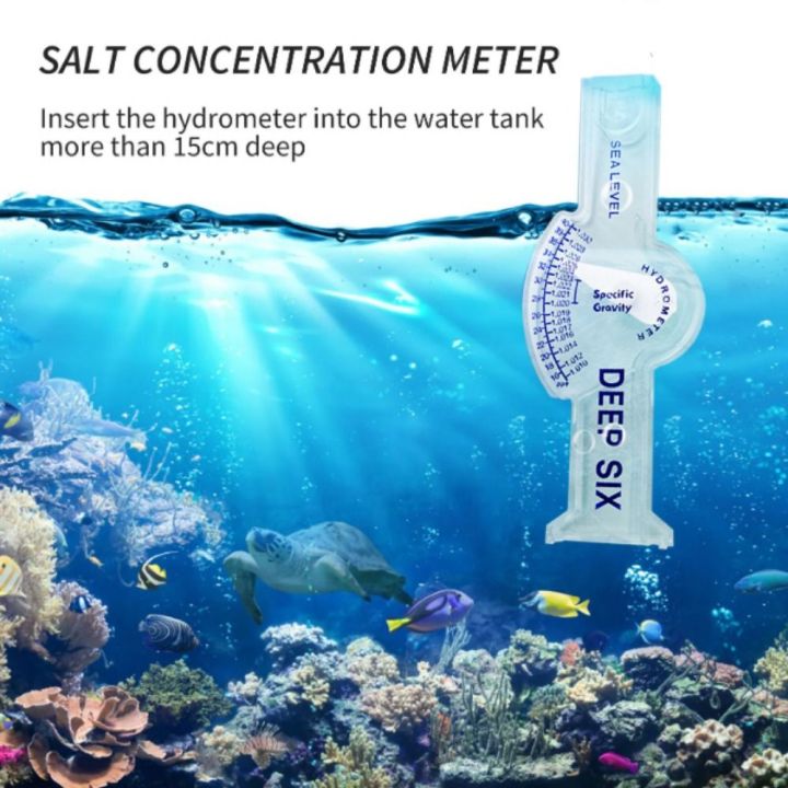 Fish Test Acessories Rectangle Saltwater Hydrometer Automatic Plastic ...
