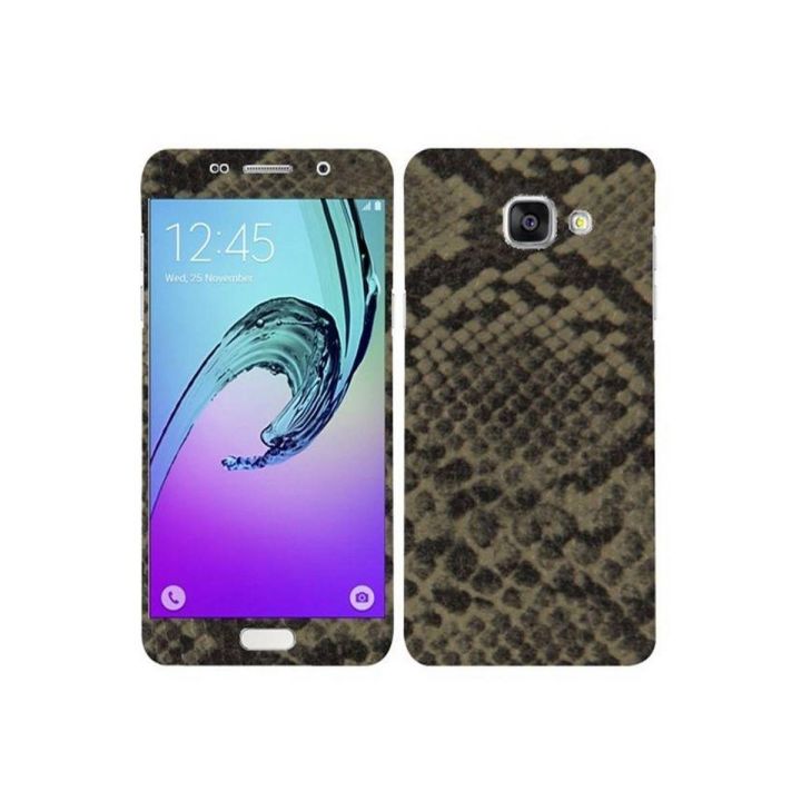New style Samsung Galaxy A5 2016 Grey Brown Snake Leather Texture ...