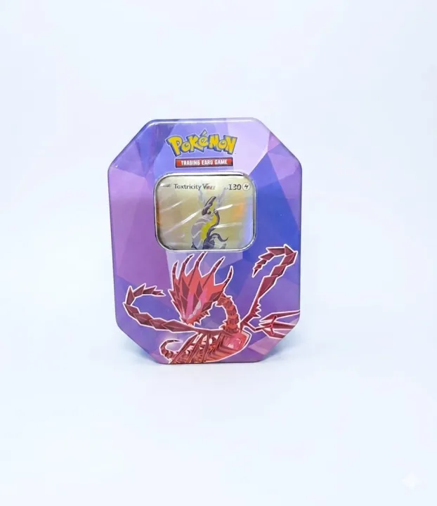 72 Pokemon Cards Tin Pokemon Trading Card Game for Kids with Metal Box ...