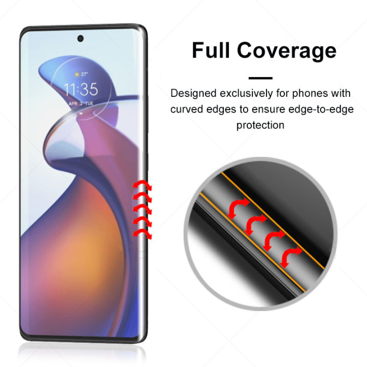 3D Curved Full Glue UV Tempered Glass For Motorola MOTO Edge 30 Ultra ...