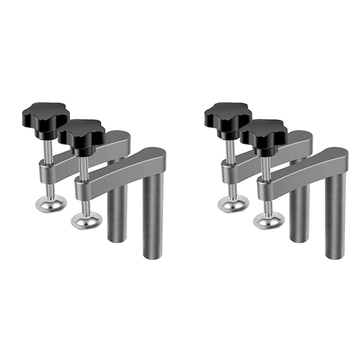 4Pcs Bench Dog Clamp Stainless Steel Dog Hole Clamp Adjustable Bench ...
