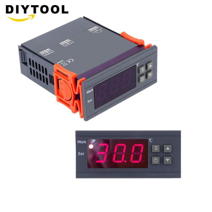 Digital Temperature Controller MH1210W 90-250V 10A 220V Thermostat Regulator with Sensor -50 ...