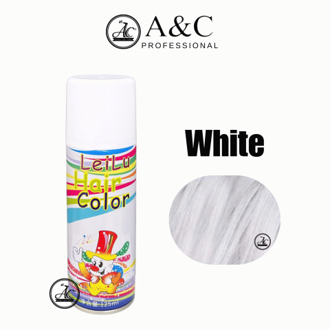 Leilu Hair Colour Spray 125ml Black Colour Hair Spray Temporary Hair ...