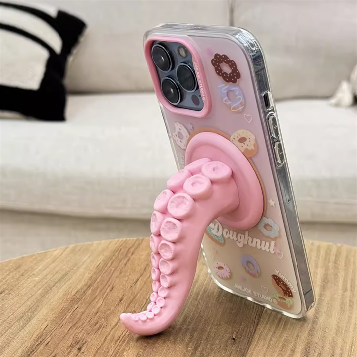Cute Fun Octopus Tentacle Claw For Magsafe Phone Grip Tok Griptok ...