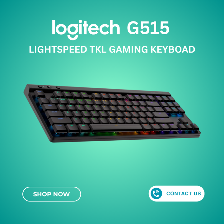 Logitech G515 Lightspeed TLK Low Latency Gaming Keyboard 2 Years ...