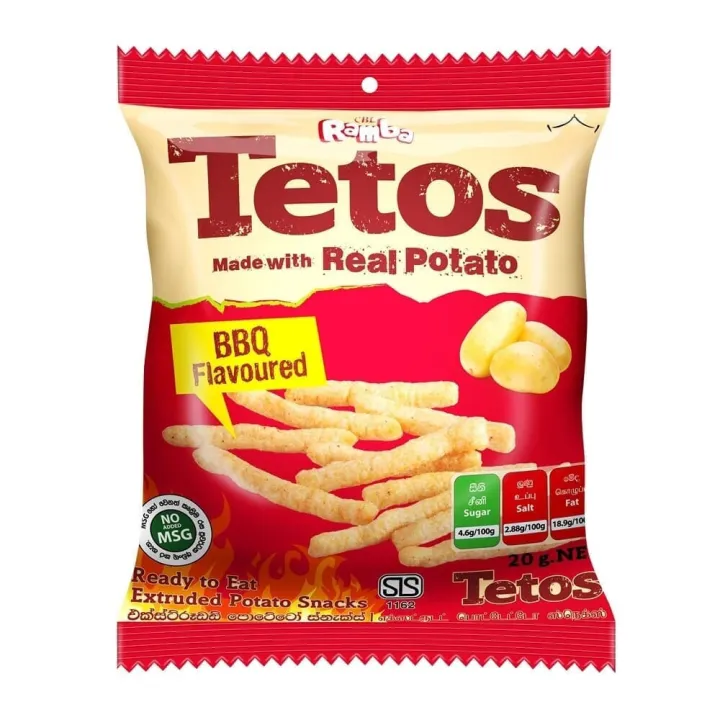 Tetos Savoury Bbq 20G | Daraz.lk