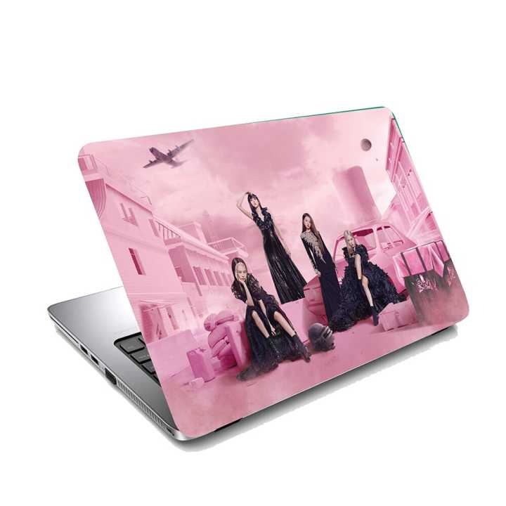 Black Pink Laptop Skin Protector Sticker(For 15.6 inch Laptops)Dell Hp ...